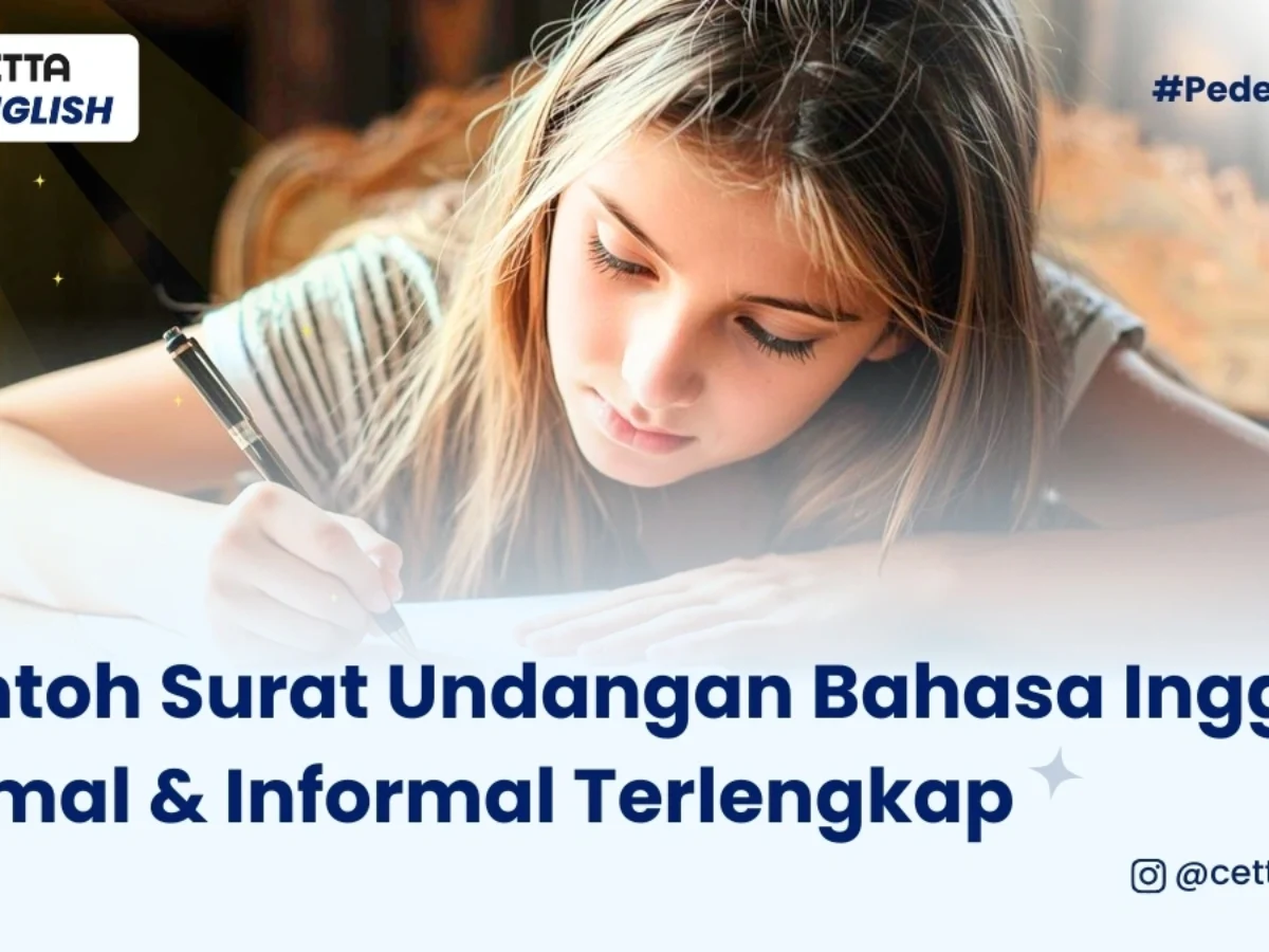 Contoh Contoh Formal Invitation Letter