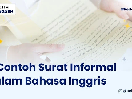 8 Contoh Surat Informal dalam Bahasa Inggris - Cetta